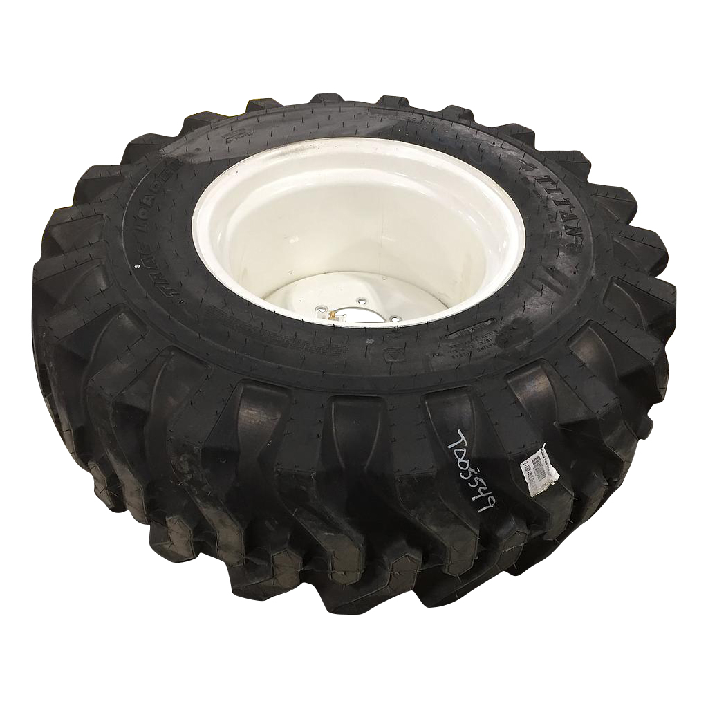 USED 43/16.00-20NHS Titan Farm Trac Loader SS R-4 B (4 Ply), 99% for ...